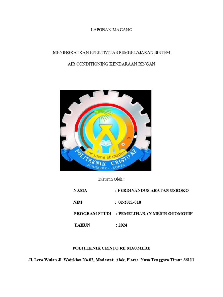 Laporan Magang | PDF