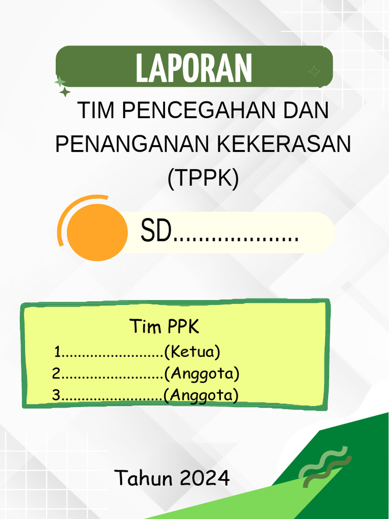 Contoh Laporan TPPK | PDF