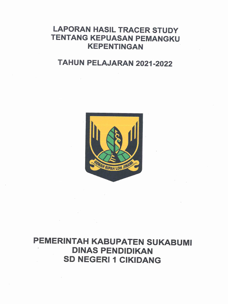 Laporan Hasil Tracer Study | PDF