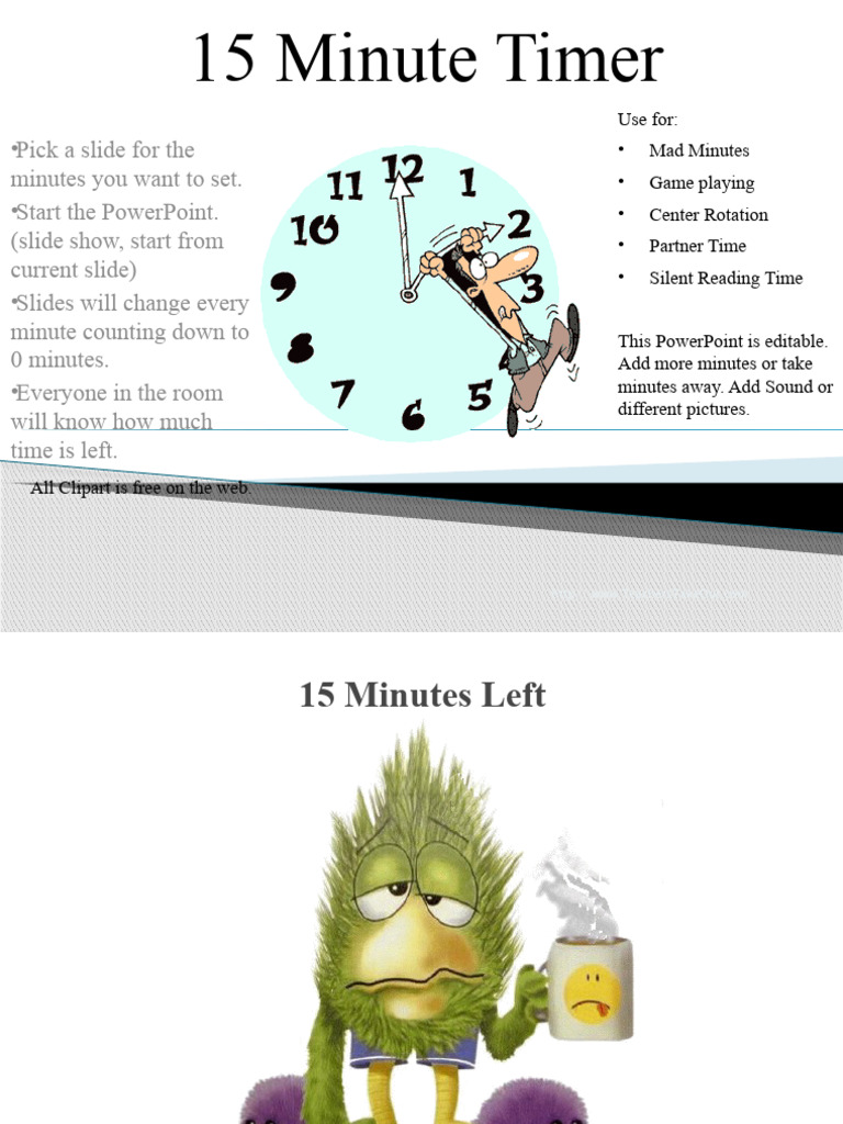 15 Minute Timer | PDF