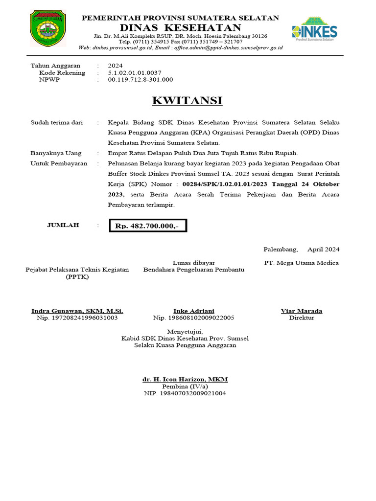 Kwitansi - 2 | PDF