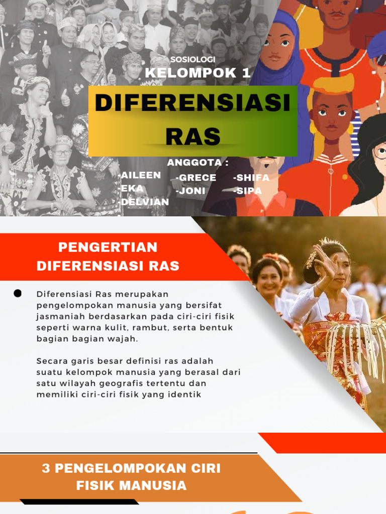 Kelompok 1 Diferensiasi Ras | PDF