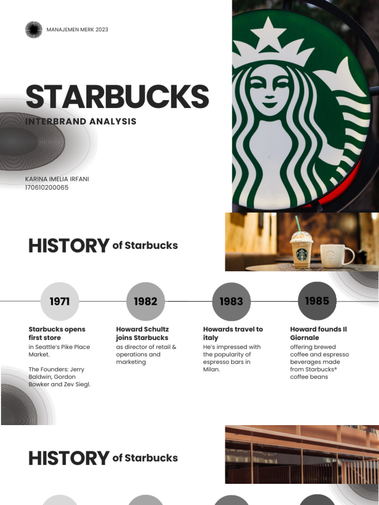 Interbrand Analysis Karina Imelia Irfani Pdf Starbucks Business