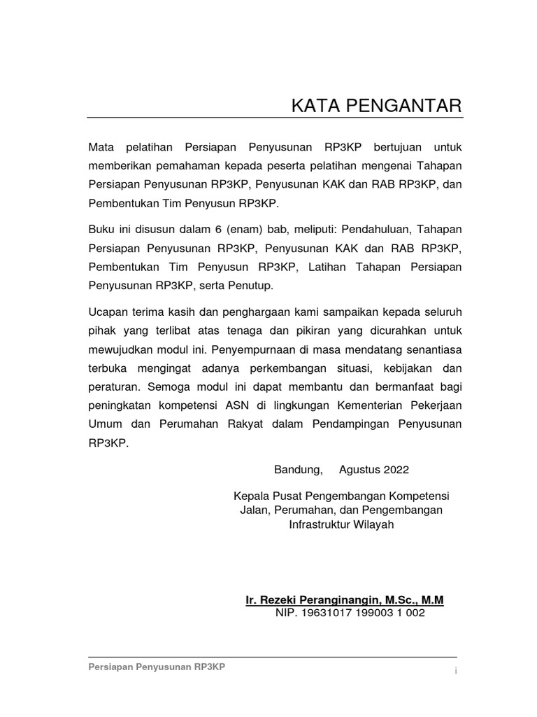 Persiapan Penyusunan RP3KP untuk ASN | PDF | Seni