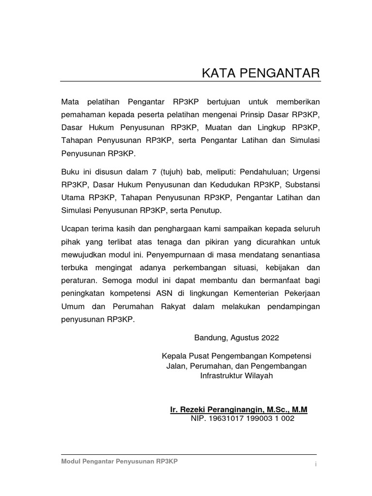 Pemahaman Dasar RP3KP untuk ASN | PDF