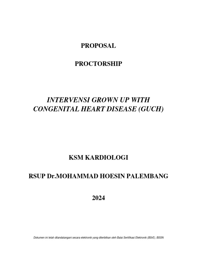 Proctorship Kardiologi RSUP 2024 | PDF