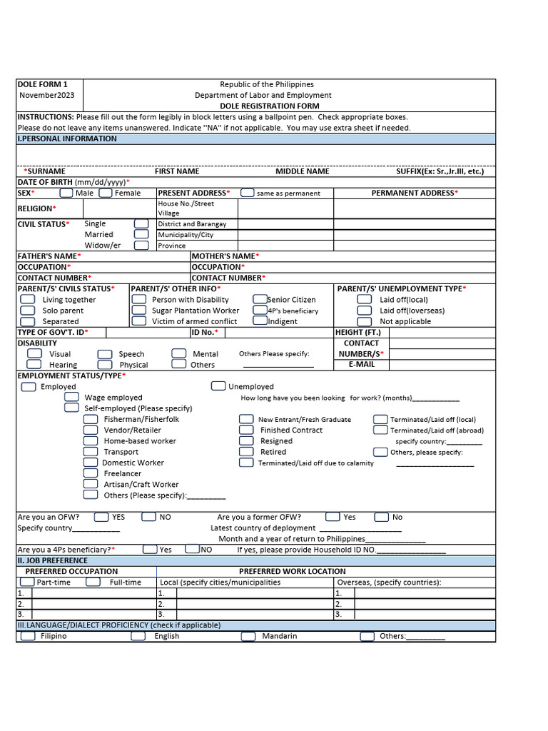 Dole Form 20233 | PDF | Unemployment Benefits | Unemployment
