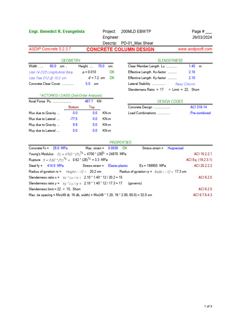 PD-01 Max Shear Y | PDF | Mechanics | Euclidean Geometry