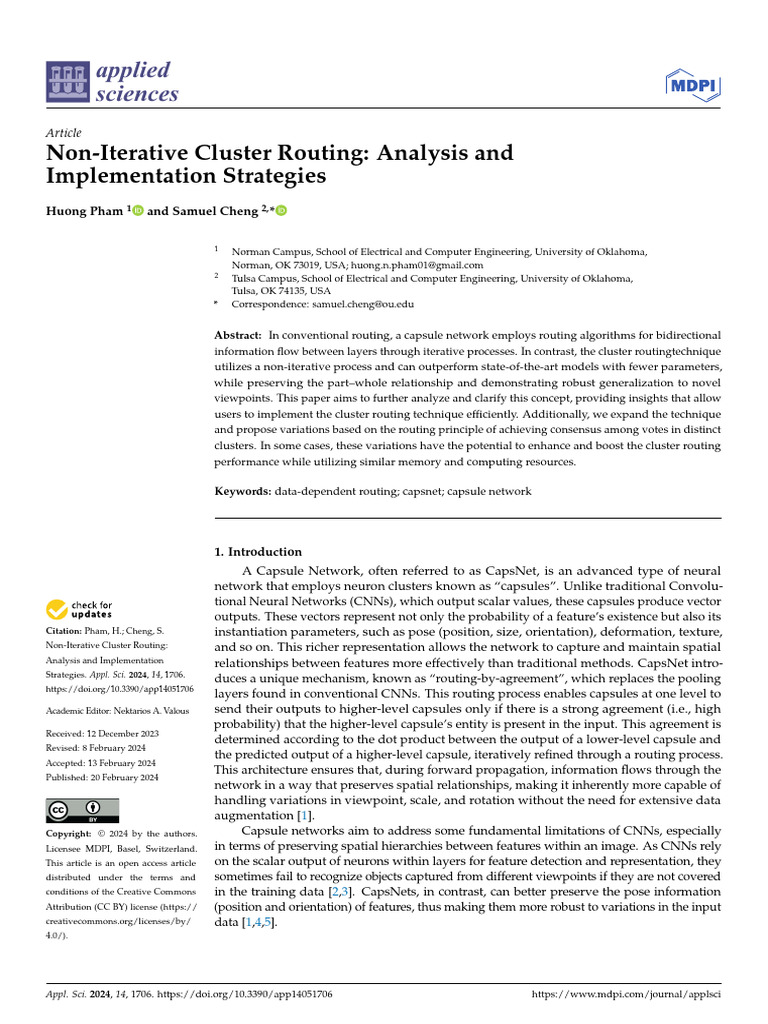 Non-Iterative Cluster Routing - Analysis and Implementation Strategies | PDF | Cluster Analysis ...