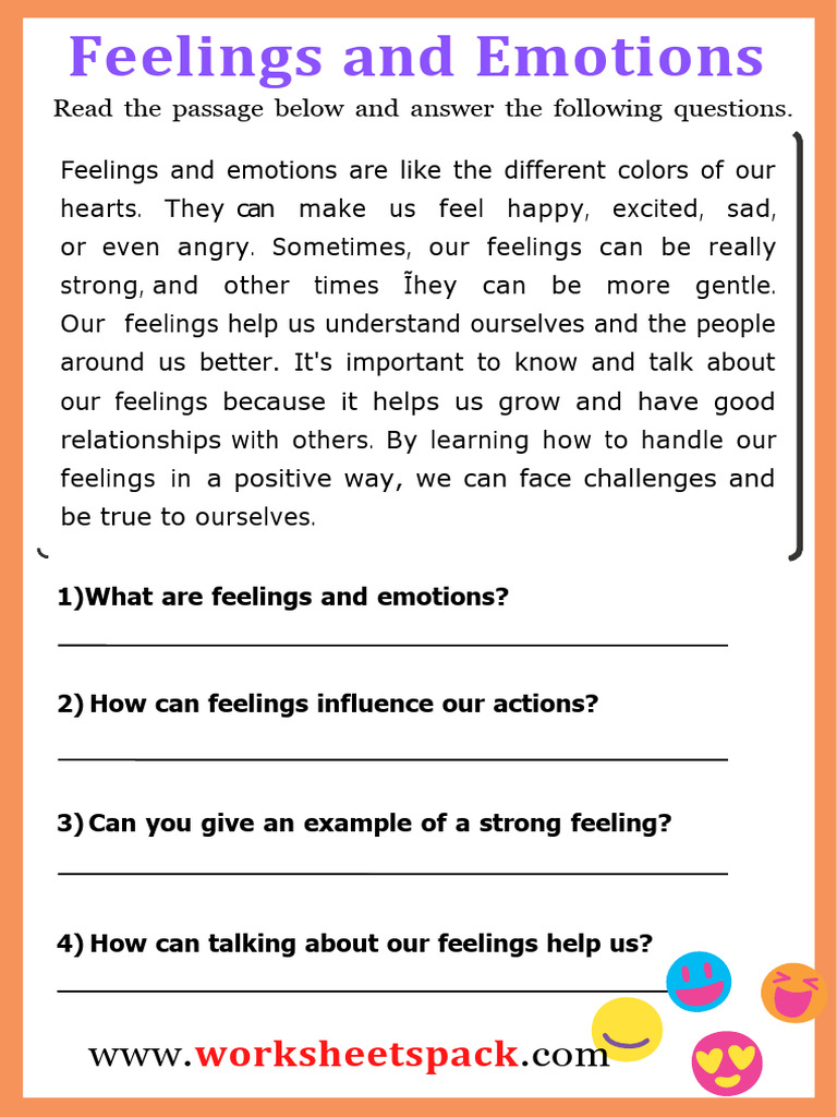 Understanding Feelings and Emotions | PDF