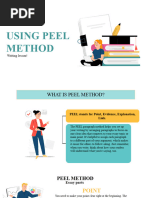 PEEL Paragraph Writing Guide | PDF | Argument | Essays