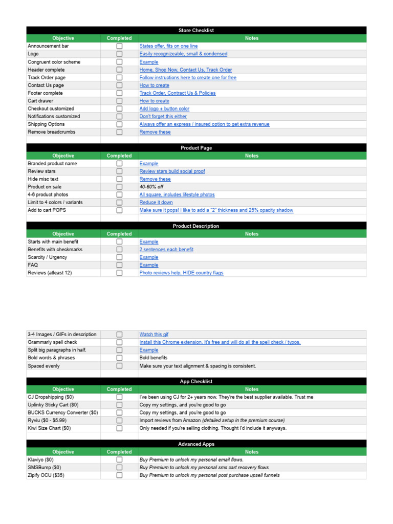Store Launch Checklist (ECOM MAFIA) - Https - Discord - GG - urtqyF8CCK ...