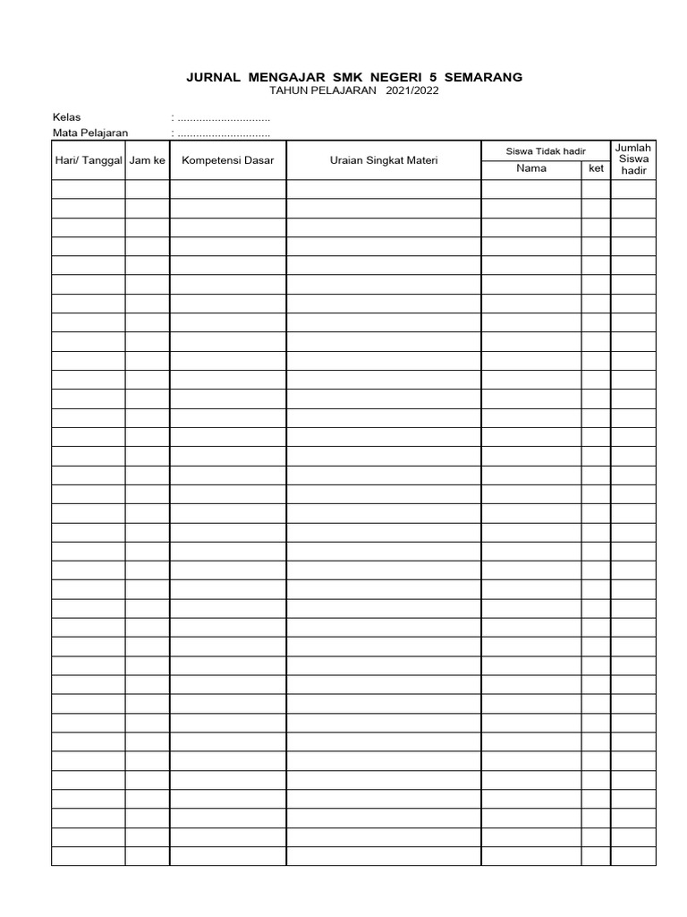 Jurnal KBM Guru | PDF | Karier & Perkembangan