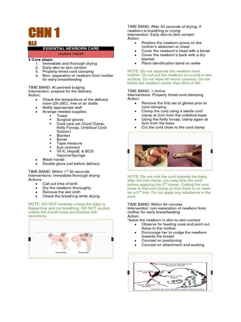 UNANG YAKAP | PDF | Breastfeeding | Infants