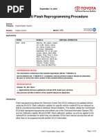 GTS+ ECU Flash Reprogramming Procedure: Service Category Engine/Hybrid System Section Market ...