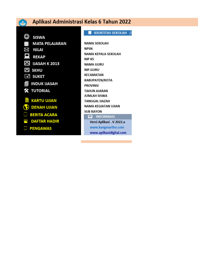 Aplikasi Ujian Sekolah Kelas 6 2022 | PDF