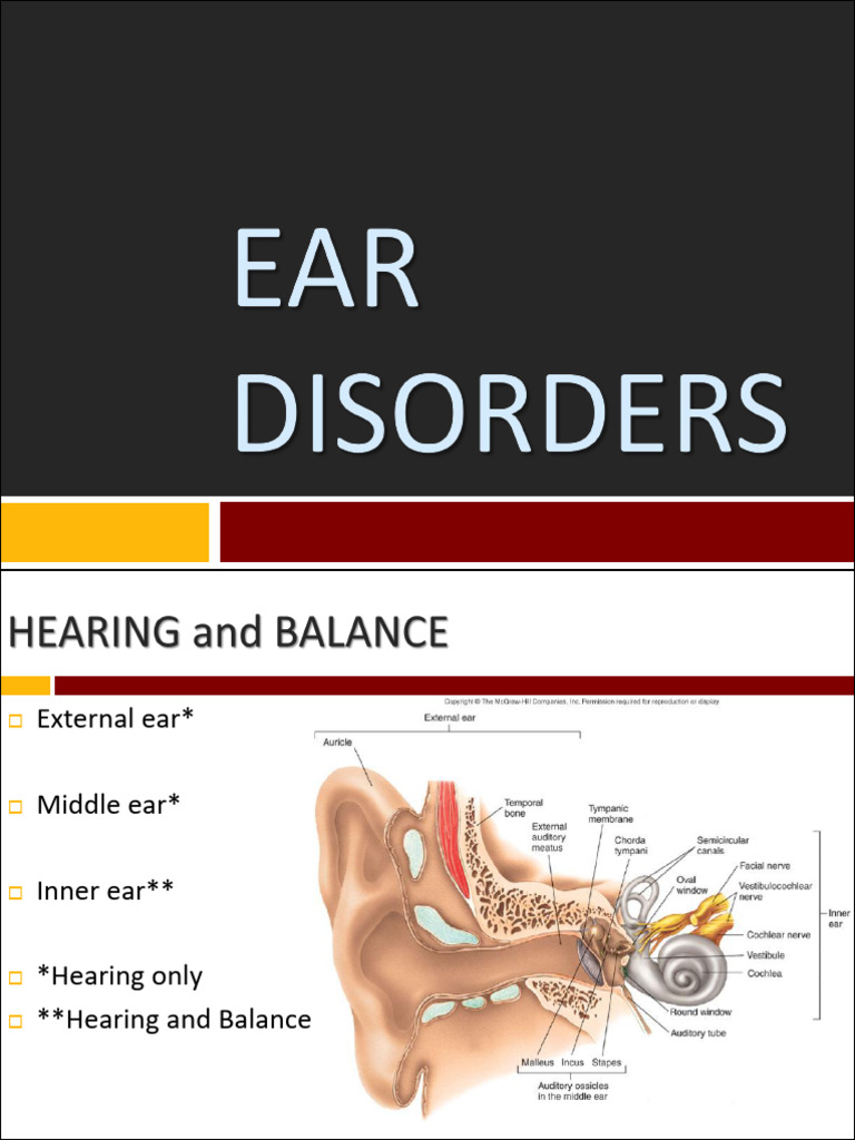 Ear Disorders | PDF | Ear | Vertigo