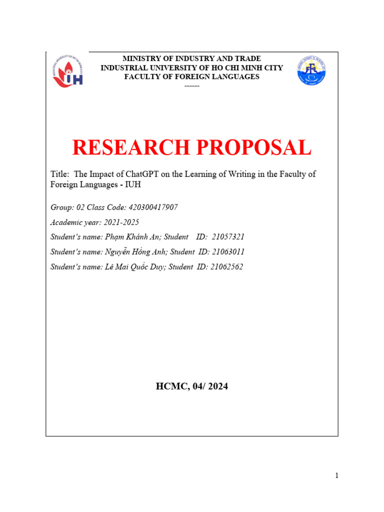 LHP - KNVNC - Research Proposal Group... | PDF | Methodology | Data Analysis