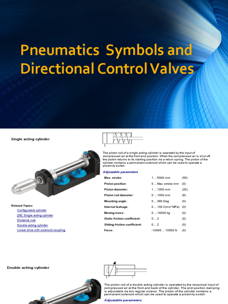 Pneumatics Symbols | PDF | Valve | Throttle