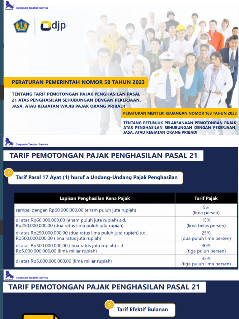 Sosialisasi TER PPH Ps 21 | PDF