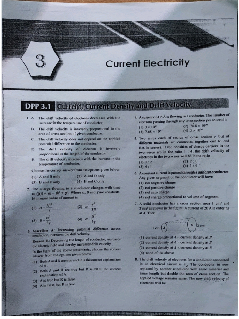 Current Electricity | PDF