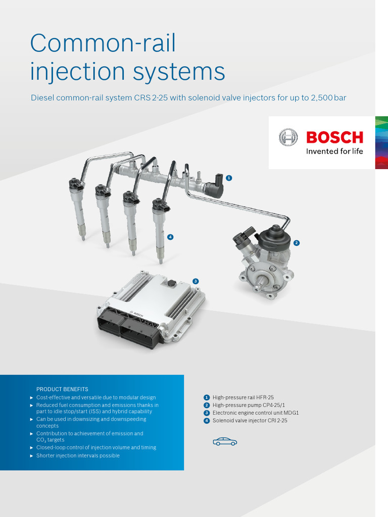 Product Datasheet crs2 25 | PDF | Fuel Injection | Diesel Engine