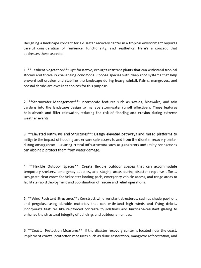 DRC Landscape Concept | PDF | Stormwater | Earth Sciences