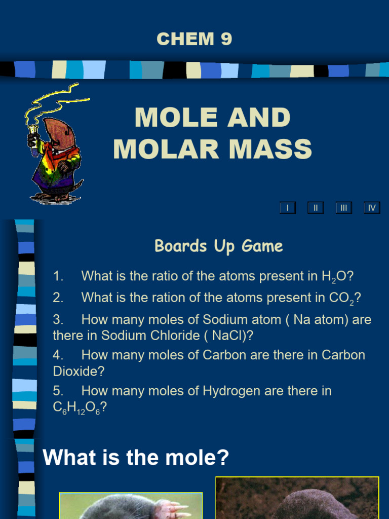 Molar Mass | PDF | Mole (Unit) | Molecules