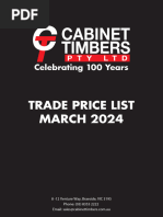 Timber Price List Overview | PDF
