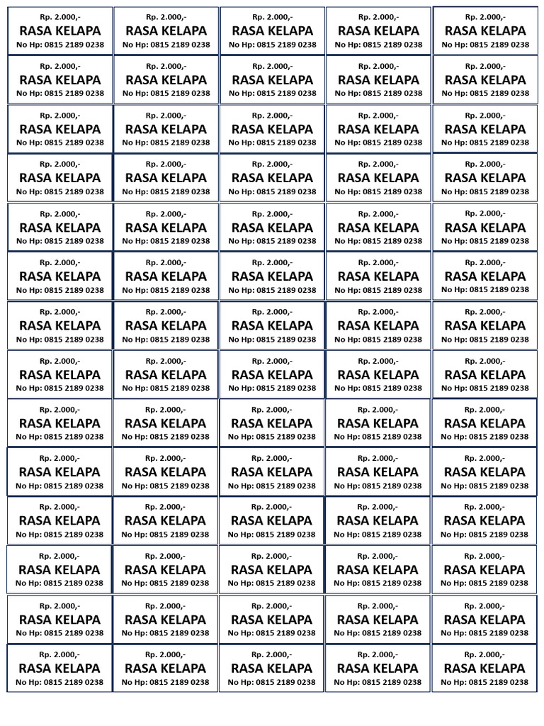 Label Roti | PDF | Memasak, Makanan, & Anggur