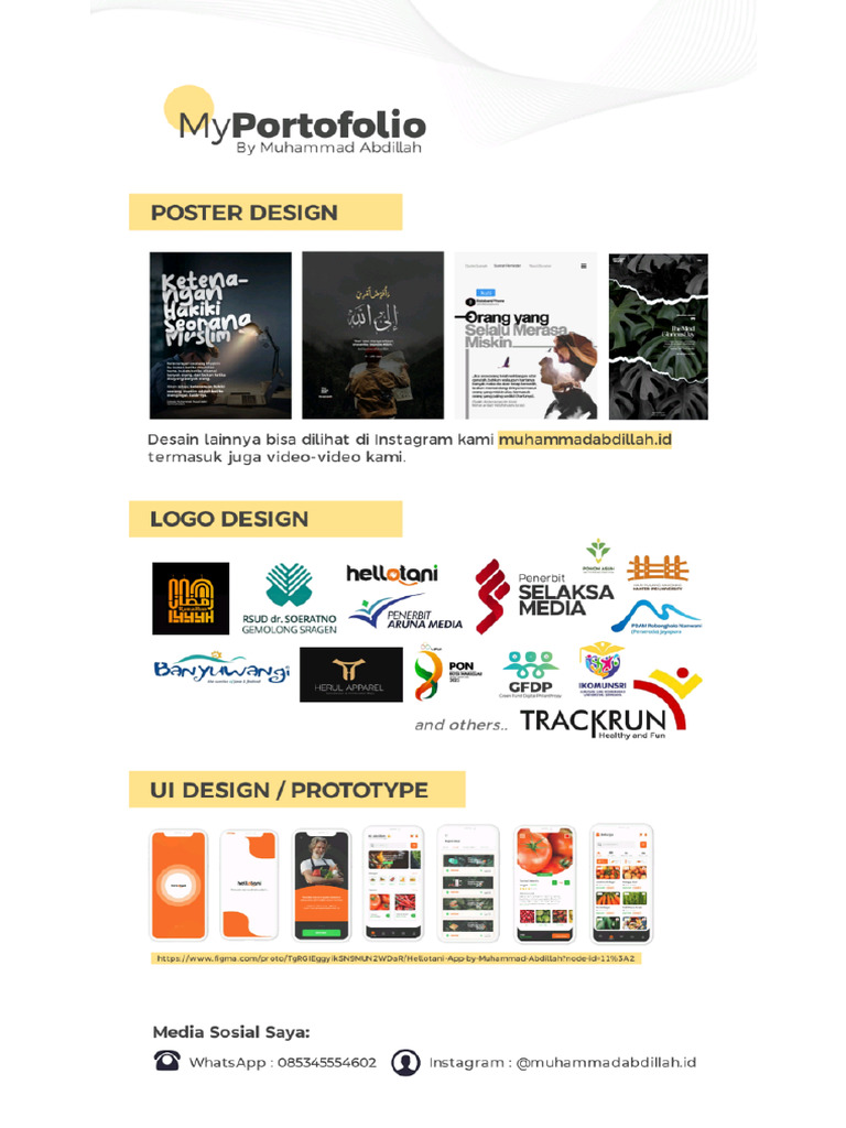 Portofolio Muhammad Abdillah | PDF