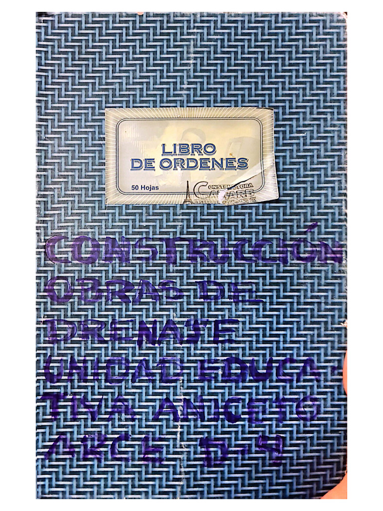 Libro de Ordenes | PDF
