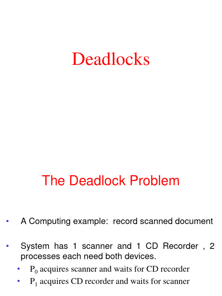 Deadlock-2 | PDF | Matrix (Mathematics) | Computing