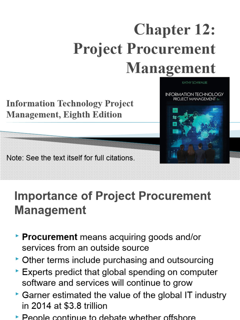 Chapter 12 | PDF | Request For Proposal | Procurement