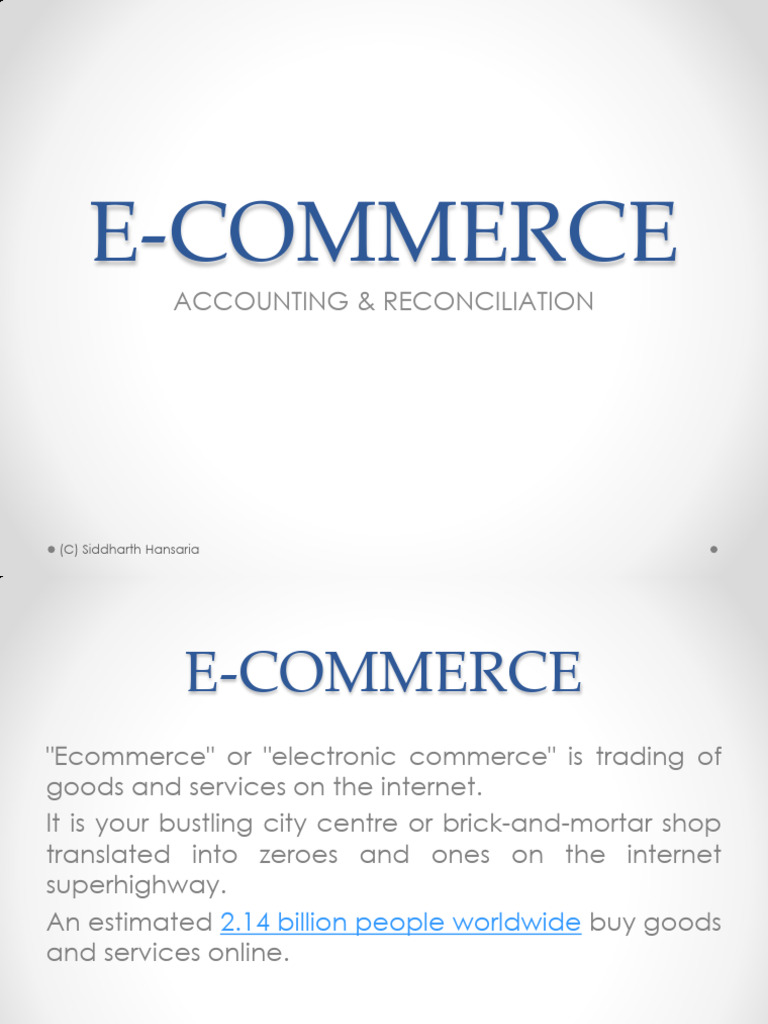 E-COMMERCE | Download Free PDF | E Commerce | Banks