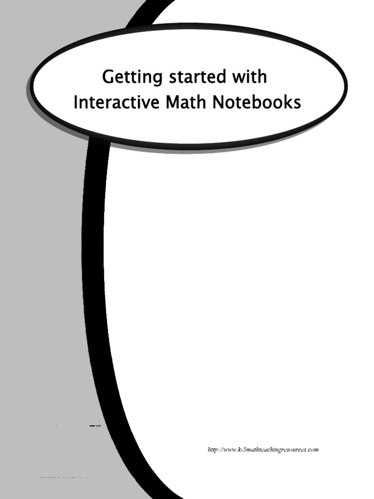 Getting Started With Math Interactive Notebooks | PDF | Notebook