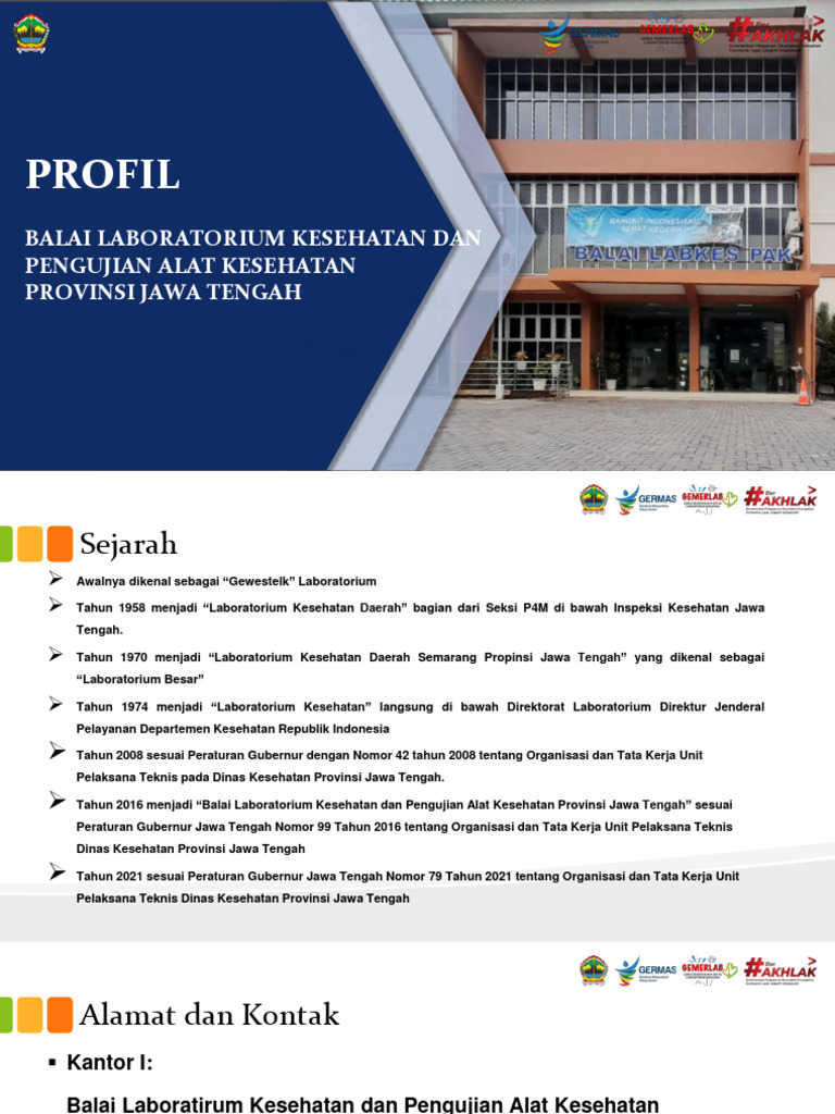 Profil Balai Labkes PAK | PDF