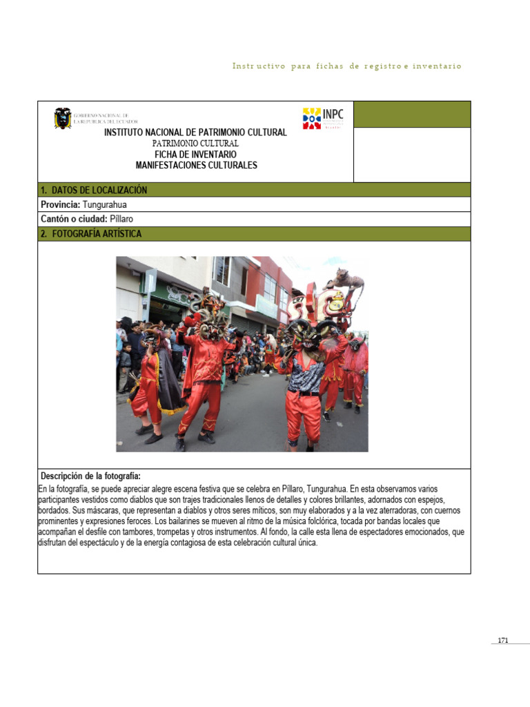 Ficha Marlline Ramon Derecho B | PDF | Tradiciones | Ecuador