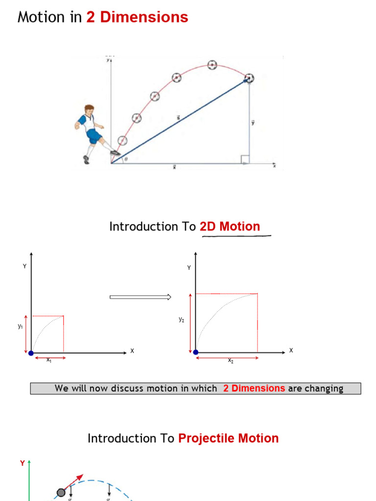 Analyzing Projectile Motion in 2D | PDF | Mechanics | Classical Mechanics
