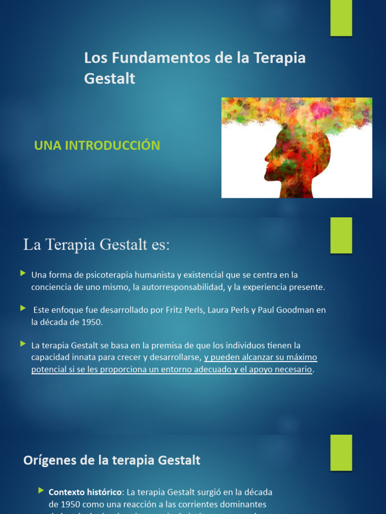 Los Fundamentos de La Terapia Gestalt | PDF | Terapia Gestalt | Psicoterapia