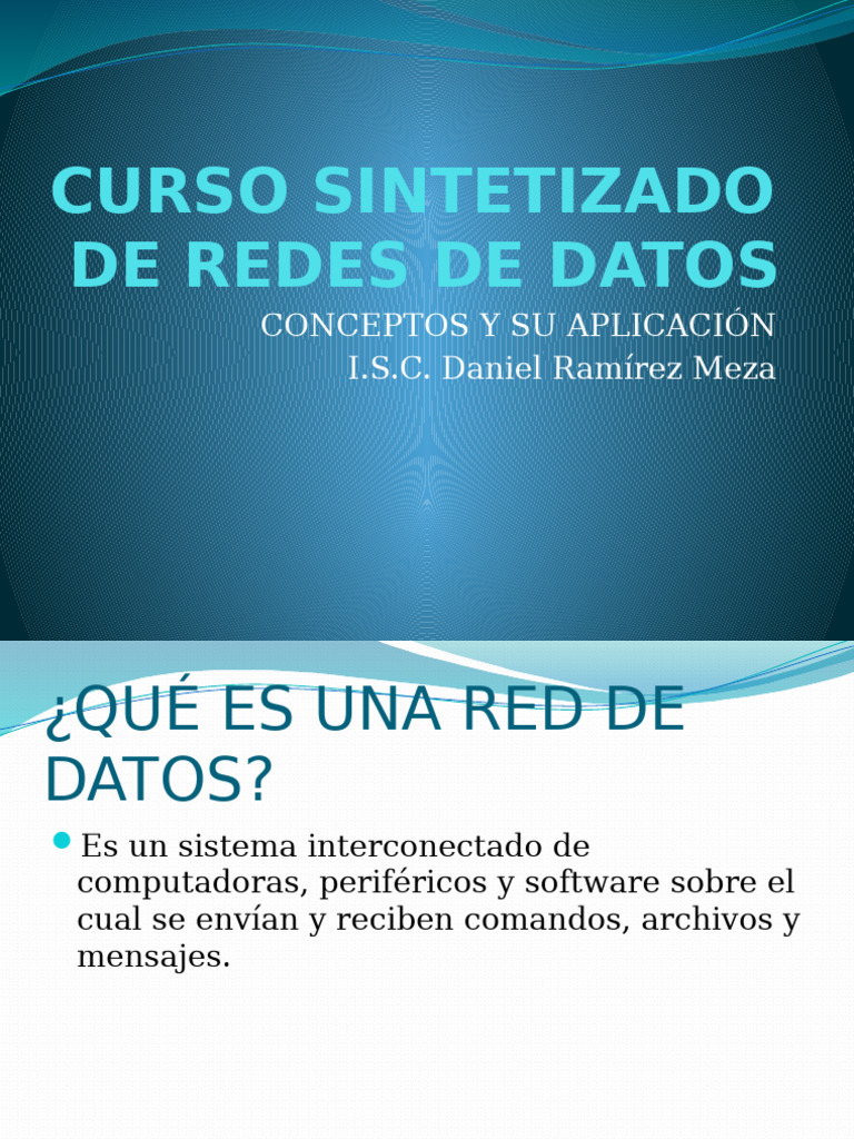 CURSO SINTETIZADO DE REDES DE DATOS | PDF | Dirección IP | Red de ...