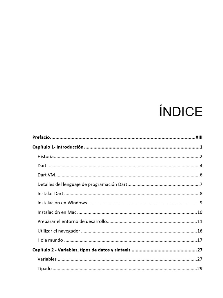 Capitulo1 Dart | PDF | Lenguaje de programación | Compilador