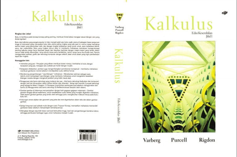 Kalkulus Varberg Purcell Ed 9 Jilid 1 B5-1 | PDF