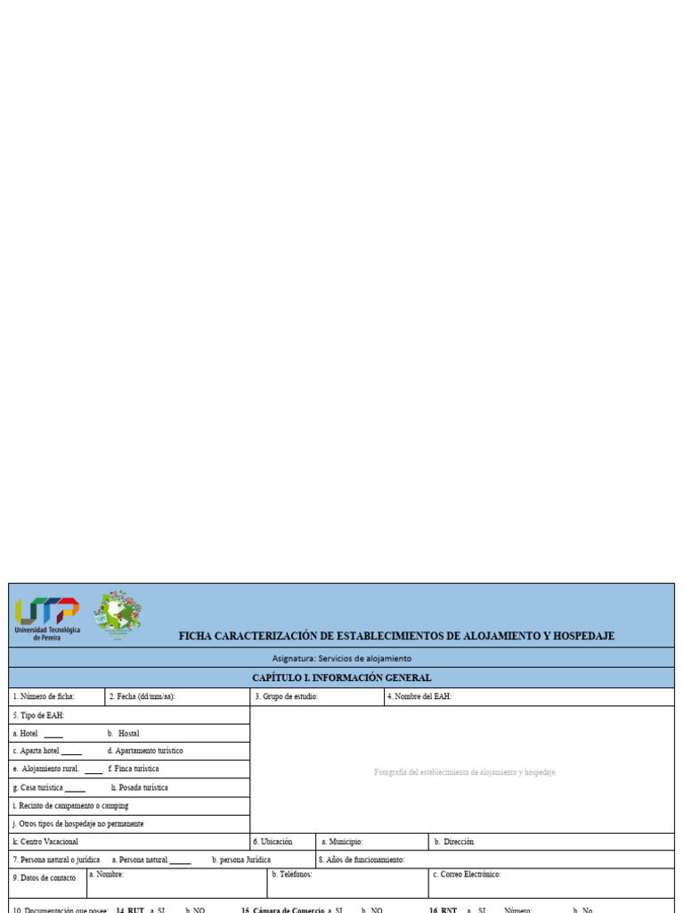 Eah Ficha de Caracterización | PDF