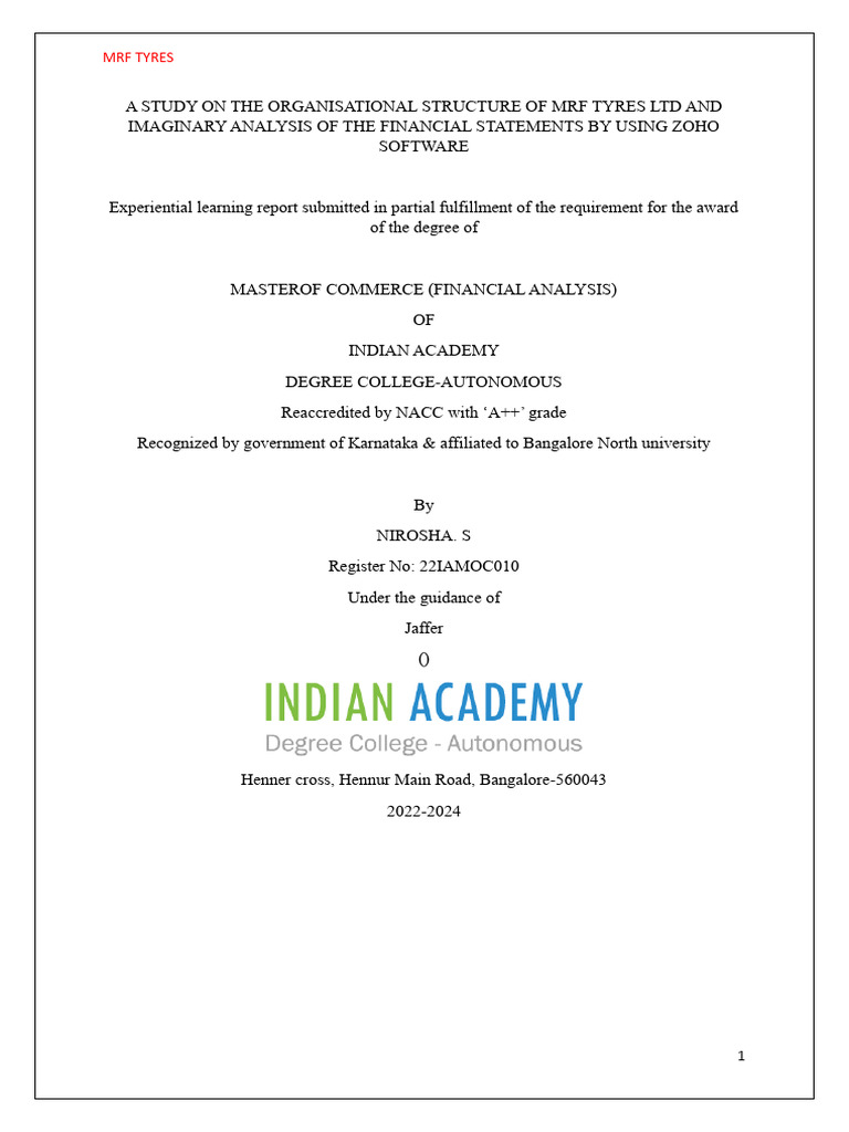 Internship Model | PDF | Equity (Finance)