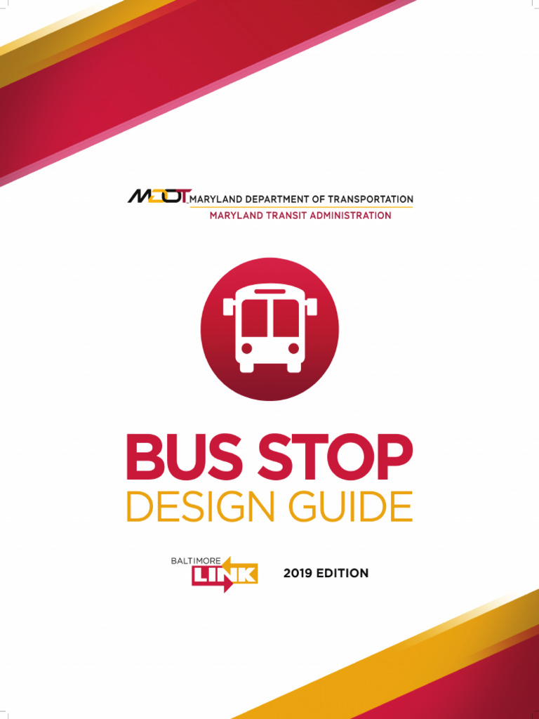 MDOT MTA Bus Stop Design Guide 2019 Edition | PDF | Bus | Baltimore