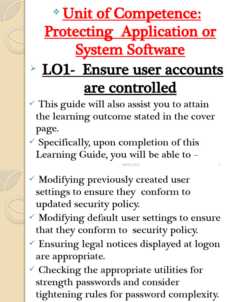 Protecting Application or System Software | PDF | Antivirus Software | Computer Virus