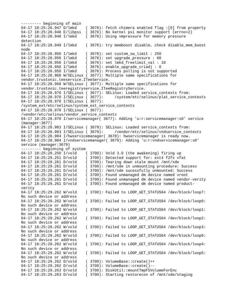 Logcat CSC Update Log | PDF | Operating System Technology | Computing