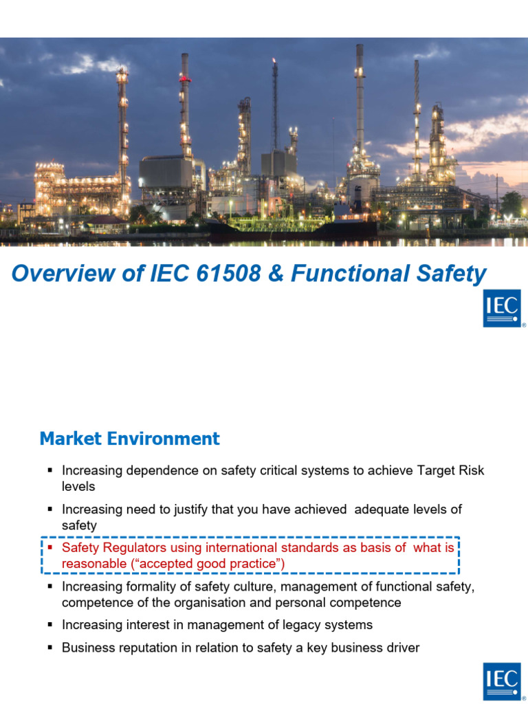 IEC 61508 & Functional Safety Guide | PDF | Risk | Safety