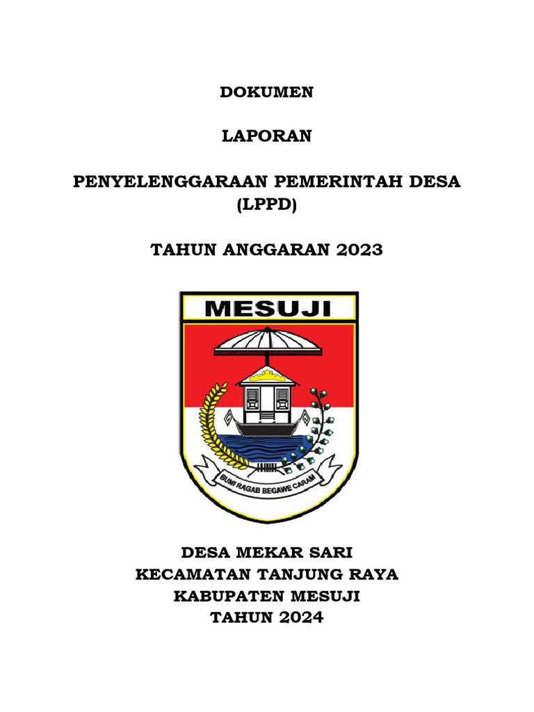 LPPD Mekar Sari 2023 | PDF